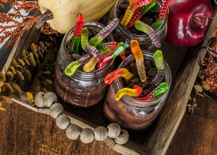 Earthworm Pudding - Happy + Nourished